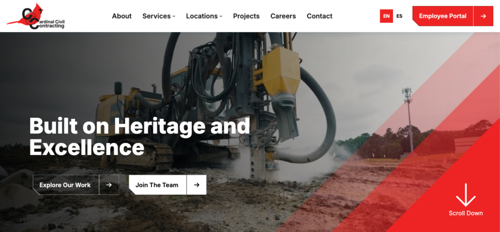 Elevating Your Digital Experience - Cardinal Civil Contracting